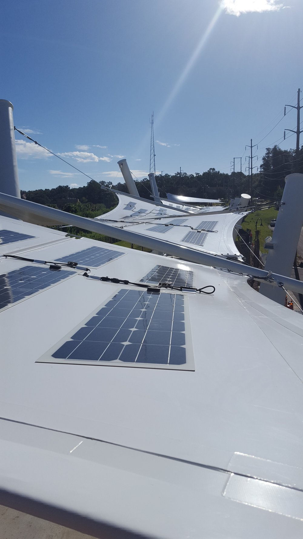 Solar Canopy at Cascades Bridge - pvilion