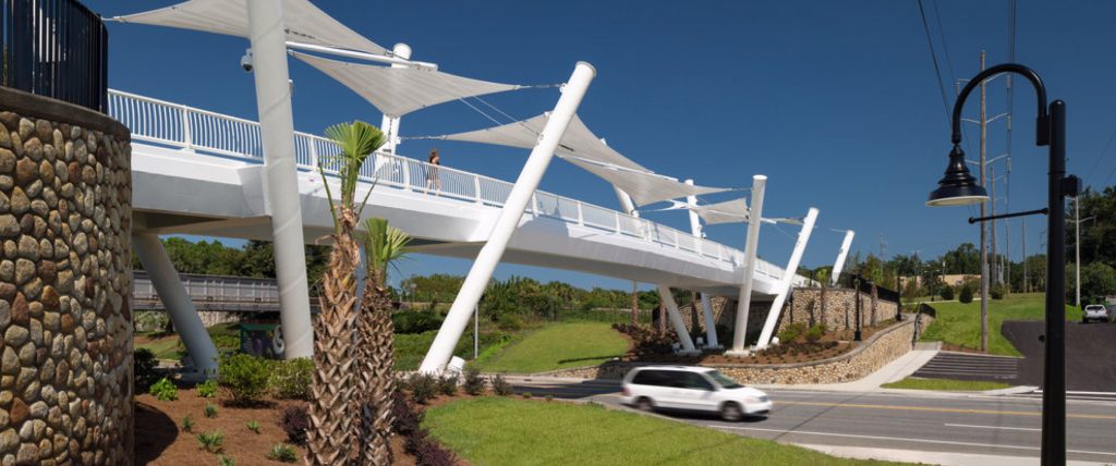Solar Canopy at Cascades Bridge - pvilion