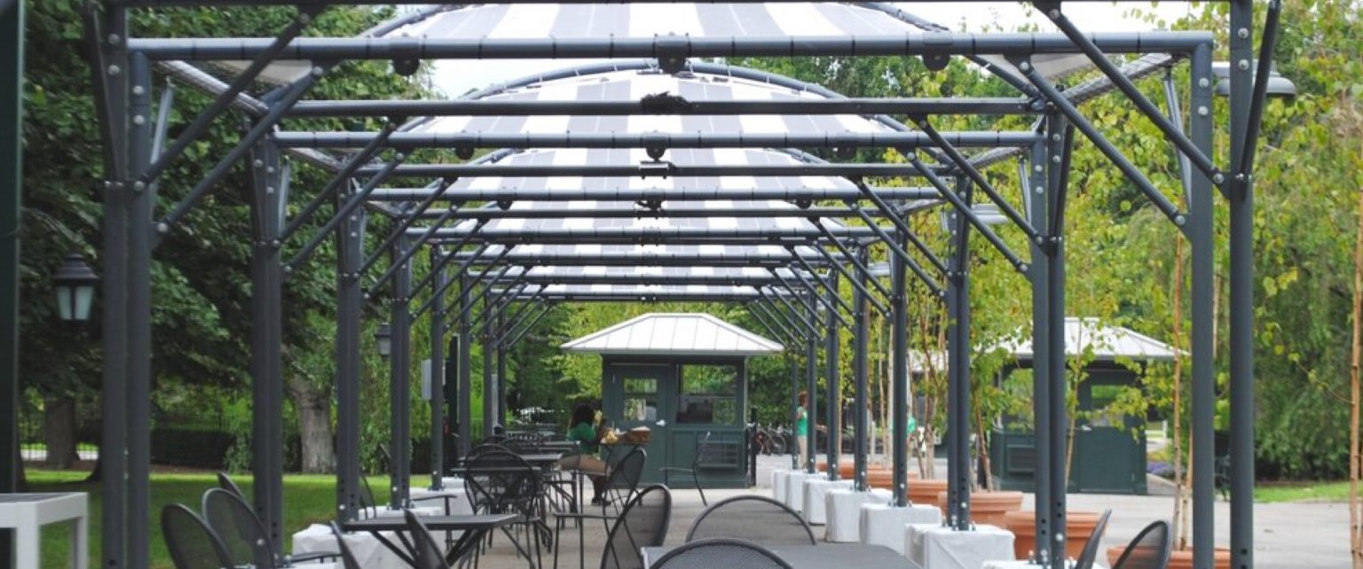 Pvilion Solar Canopies at The New York Botanical Garden - pvilion