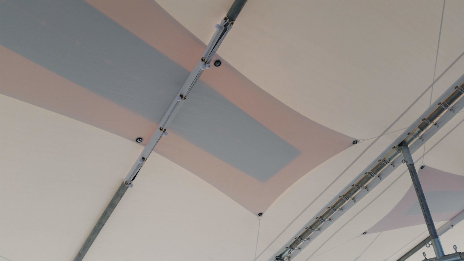 Solar Shade Canopy at Yankee Pier on Governor's Island - pvilion