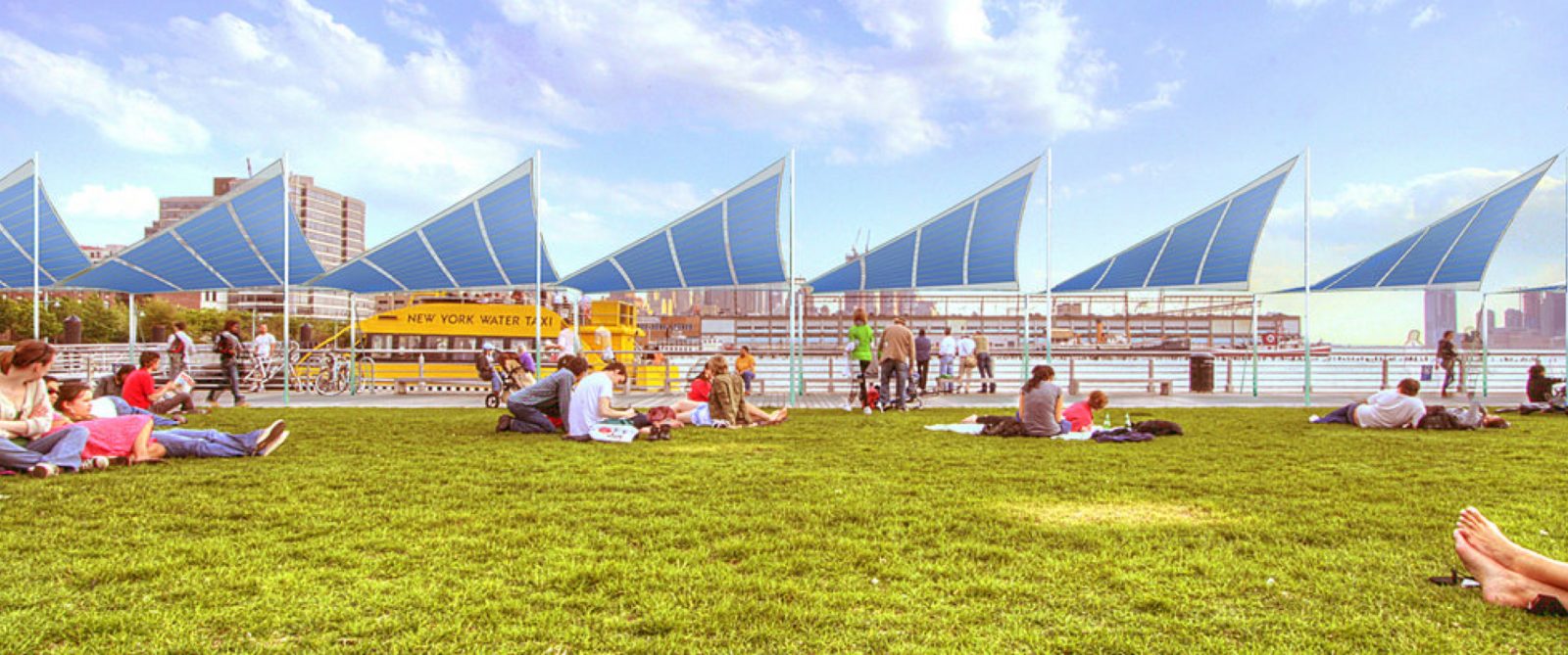 Waterfront Solar Canopy Modules - pvilion