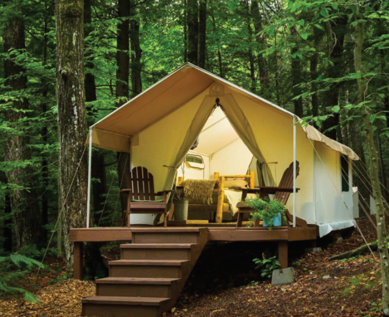 Davis Tent and Awnings: Escape and go off grid - pvilion