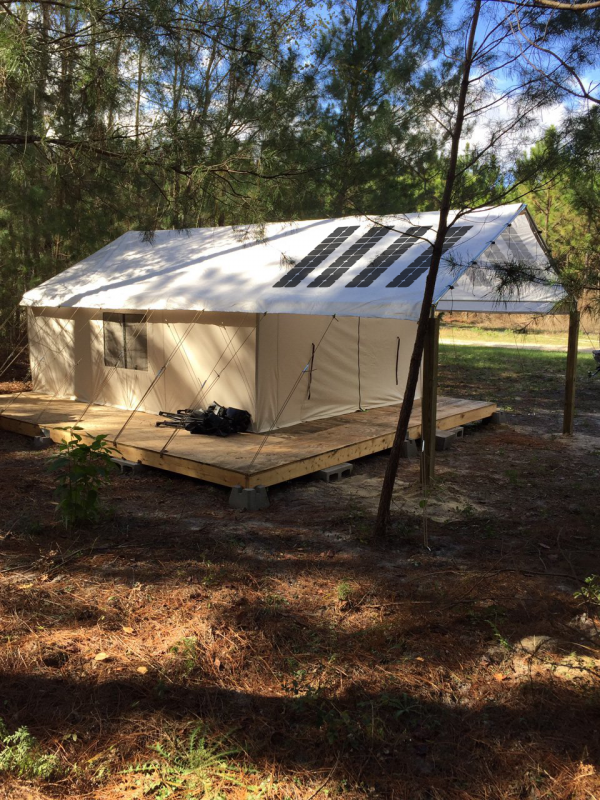 Davis Tent and Awnings: Escape and go off grid - pvilion