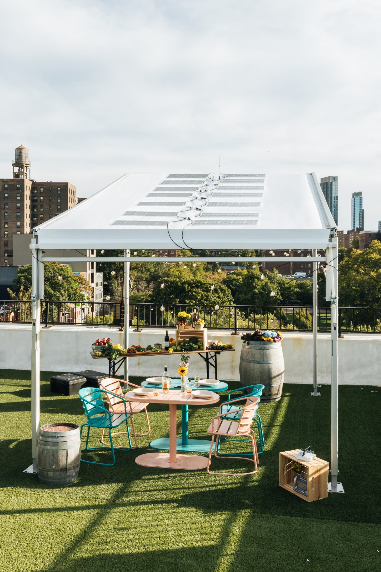 Lightweight Solar Canopy - pvilion