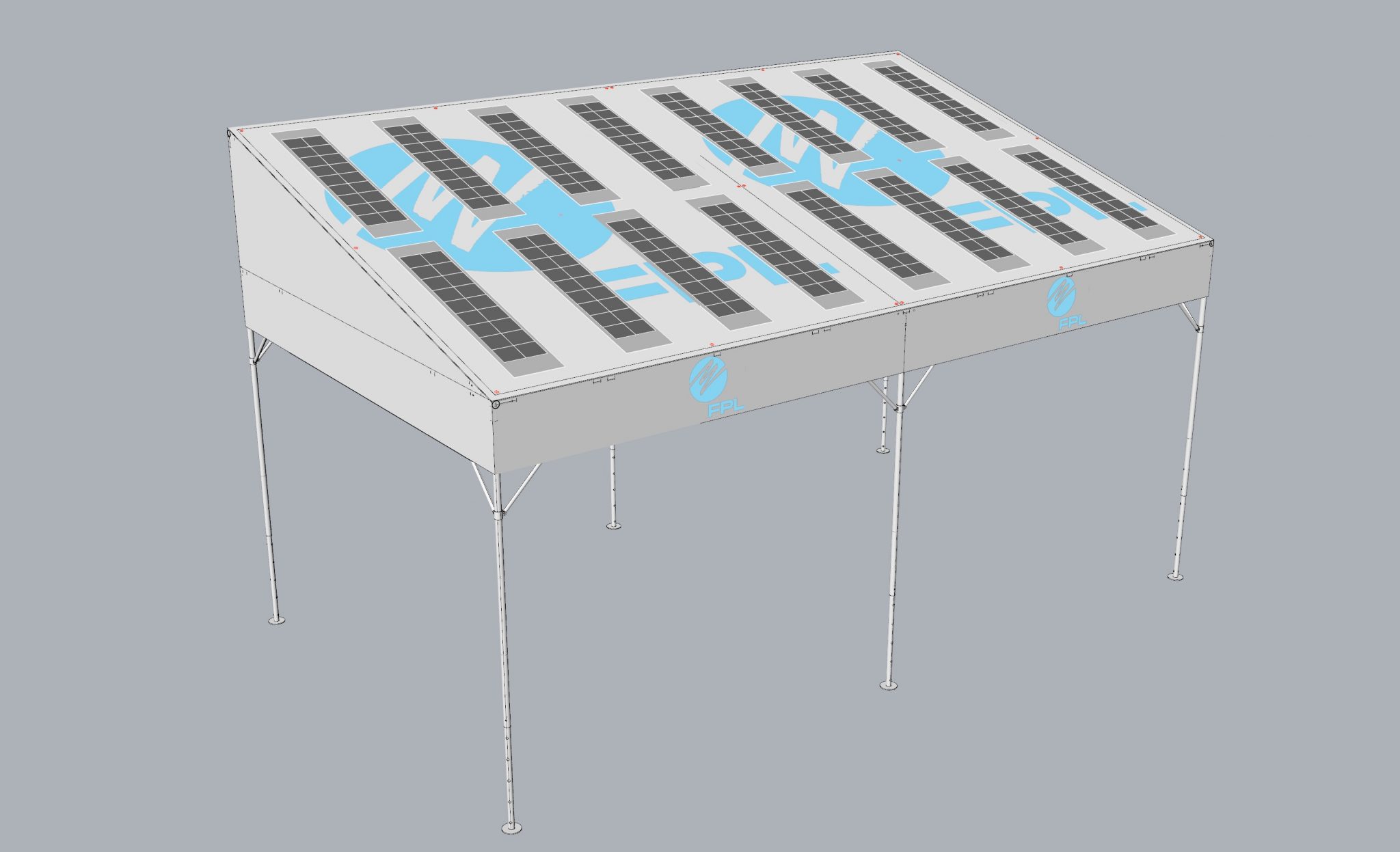 mobile solar tents - pvilion
